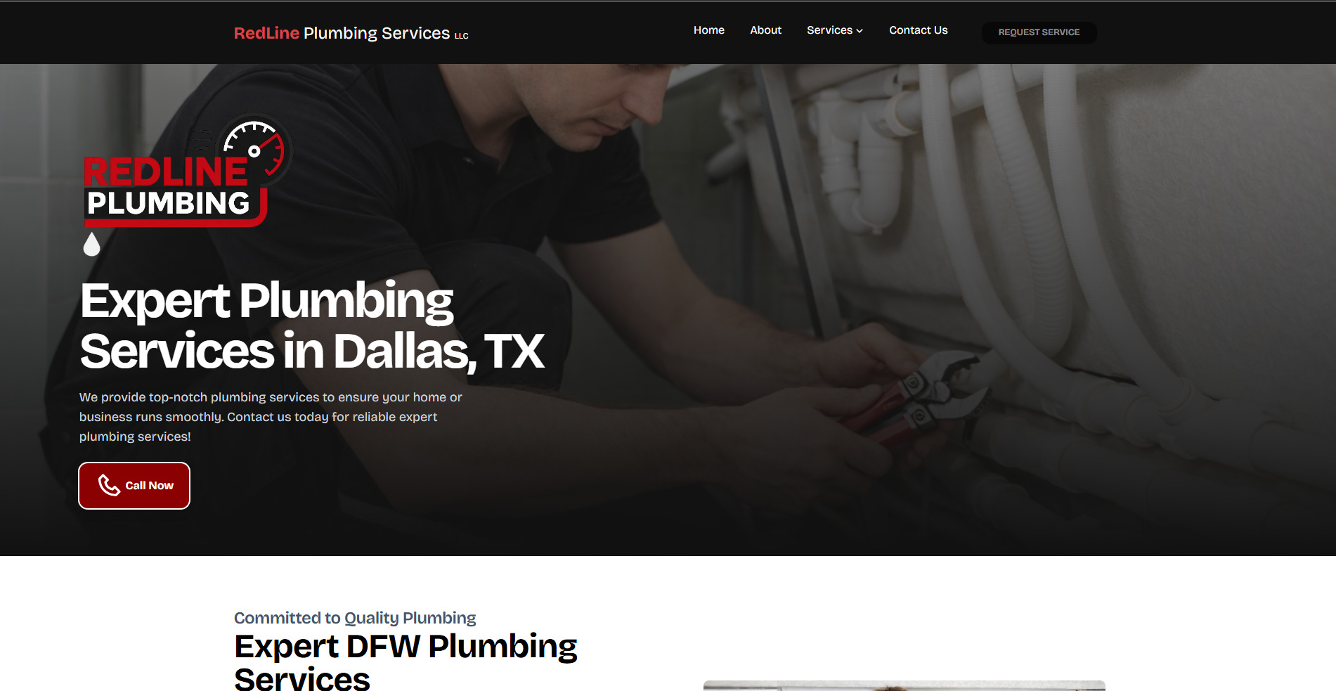 RedLine Plumbing - Plumbing Services in Dallas-Forth Worth, TX